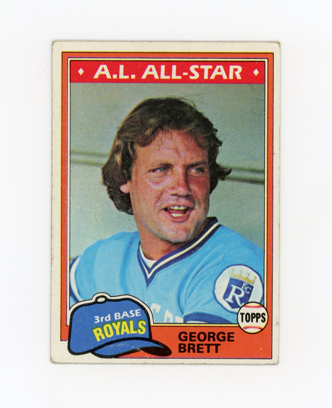 GEORGE BRETT 1981 Topps All-Star #700 Kansas City Royals HOF | eBay