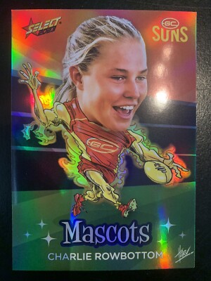 2023 Select AFL Footy Stars Mascots: Charlie Rowbottom Gold Coast Suns ...