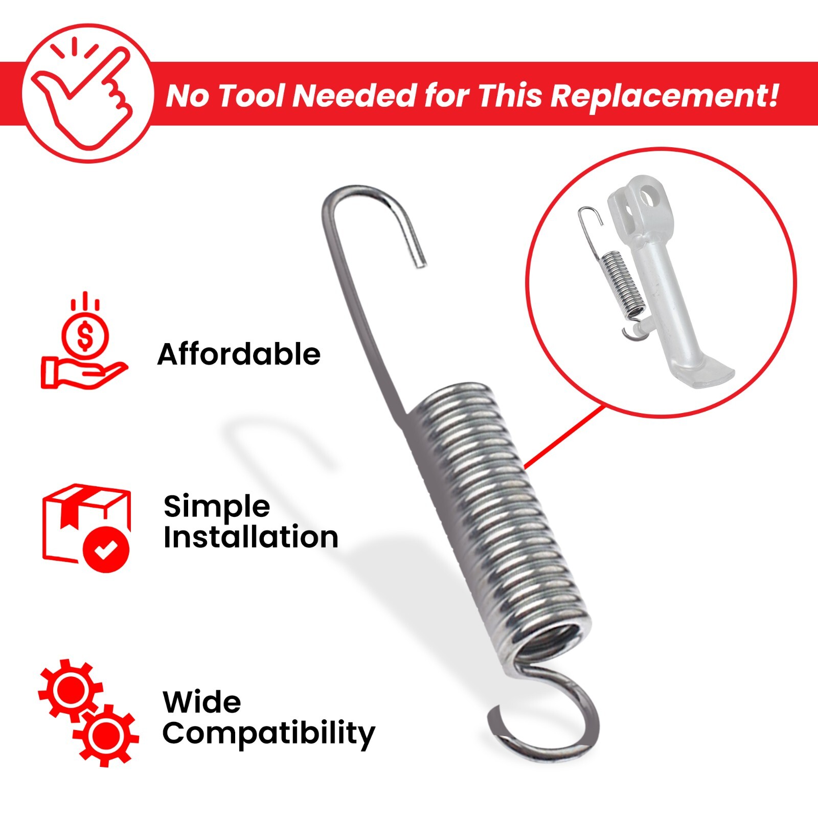 Kickstand Spring for Baja Doodle Bug (DB30) 97cc Mini Bike - 85 mm ...