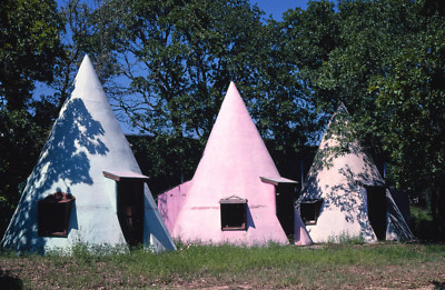 Wig-Wam Courts, Three Dwellings Corsicana Vintage Old Photo 8.5 x 11 ...