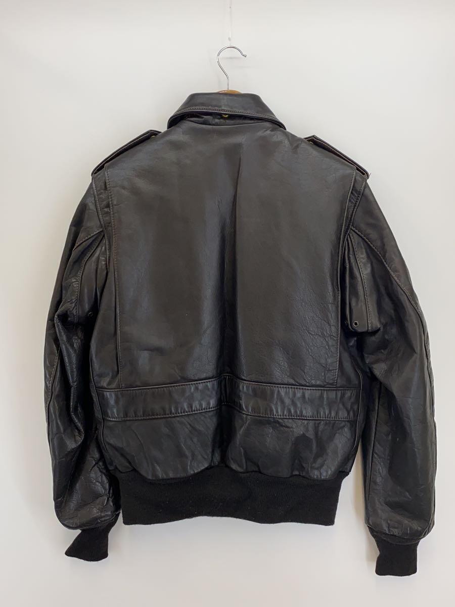 Schott Blouson Jacket leather Brown 40 Used - Gem
