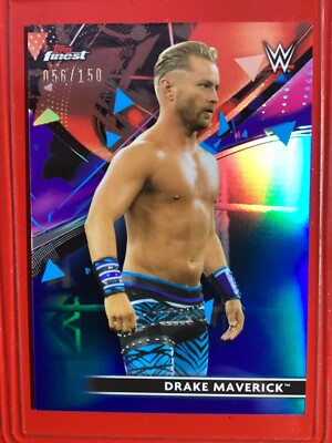 Drake Maverick 2021 Topps Finest #82 BLUE Refractor /150 !!! WWE | eBay