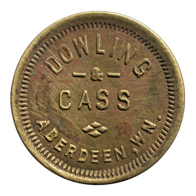 Aberdeen, WA Bowling & Cass G/F 5¢ In Trade Token Unlisted | eBay