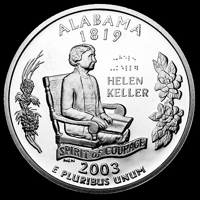 2003 S Alabama Mint Clad Proof ~ Statehood Washington Quarter from US ...