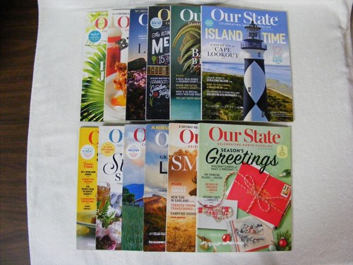 2019 OUR STATE NORTH CAROLINA MAGAZINE Lot of 12 Issues Full Year | eBay