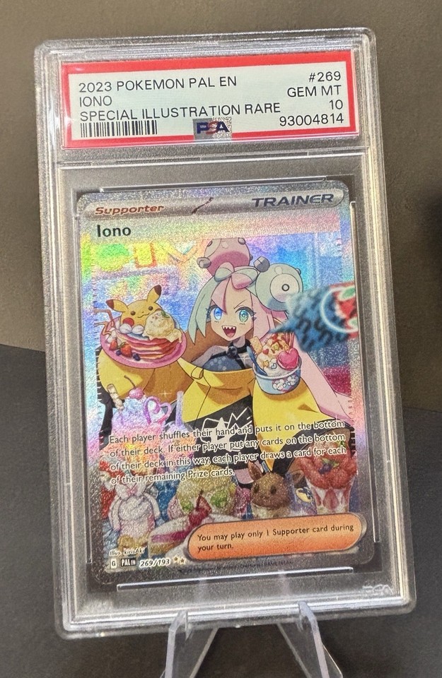 Pokémon TCG Iono 269/193 Paldea Evolved Special Illustration Psa 10 ...