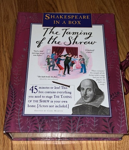 Rare! Sealed Shakespeare in a Box : The Taming of the Shrew by Carl ...
