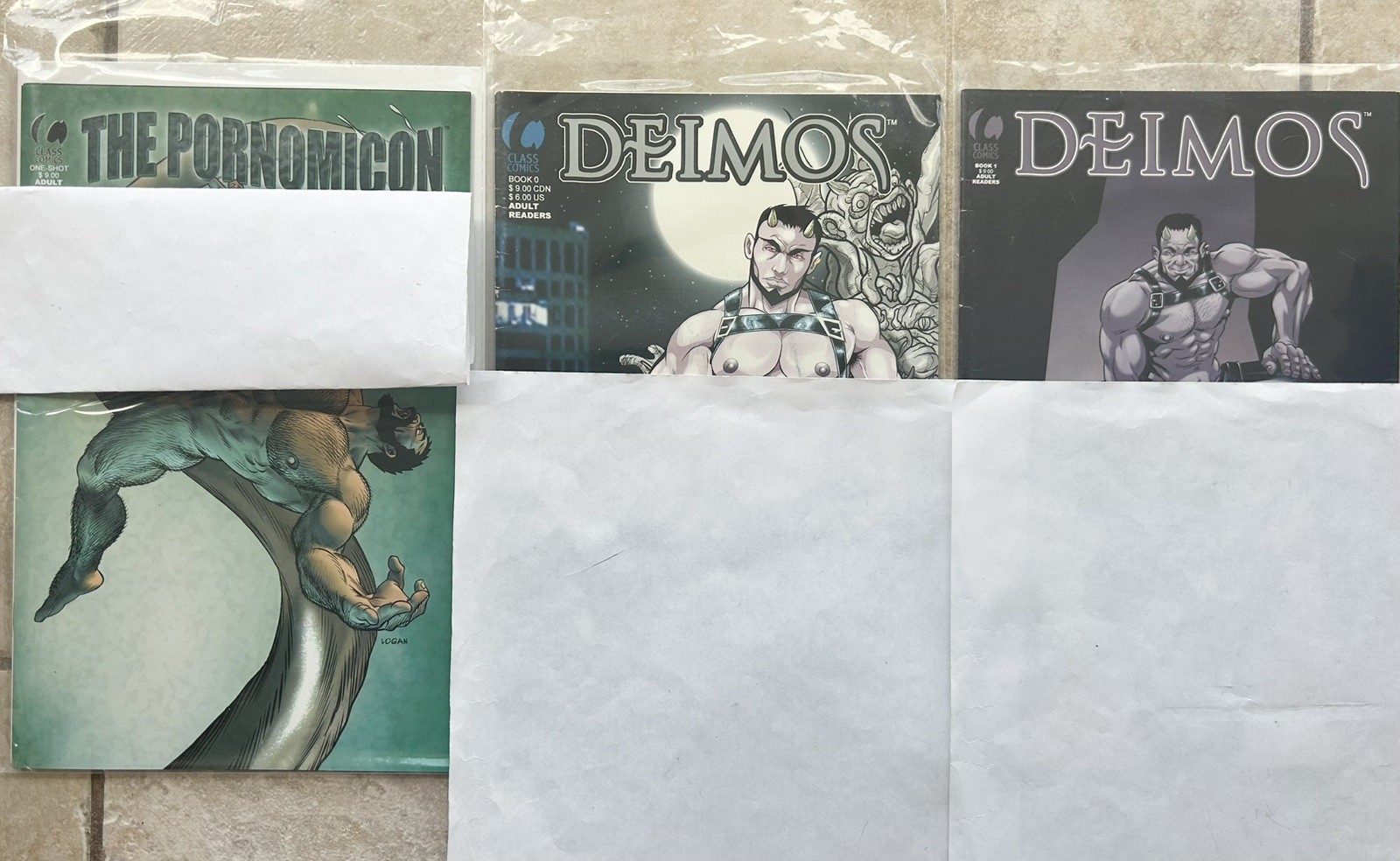Class Comics Patrick Fillion THE PORNOMICON , DEIMOS Book 0 + 1 set of 3 LGBTQ | eBay