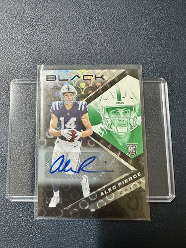 2022 Panini Black Alec Pierce SSP Rookie RC Autograph Auto - # 2/10 ...