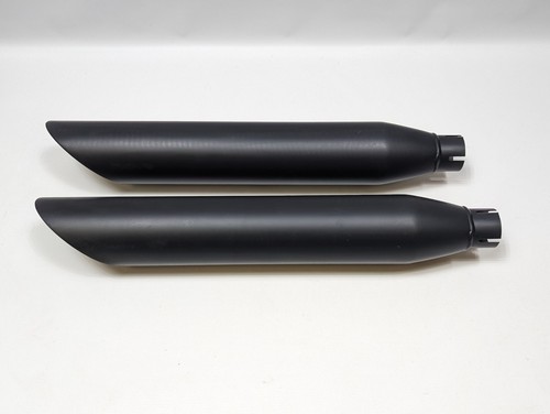 Cycle Shack Slash Down 3.25" Slip On Mufflers MHD-327B for Harley FXSB ...