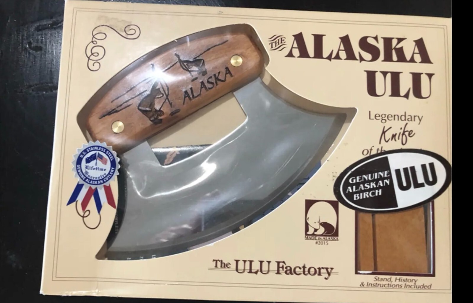 Alaska ULU Legendary Knife Of The Arctic ULU Factory 1993 Genuine ...