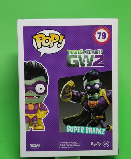 Plants VS Zombies Gw2 - Super Brainz Funko Pop Vinyl Figure RARE ...