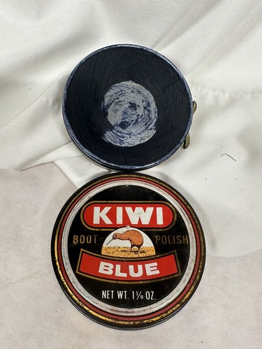 VINTAGE KIWI BOOT POLISH Blue | eBay