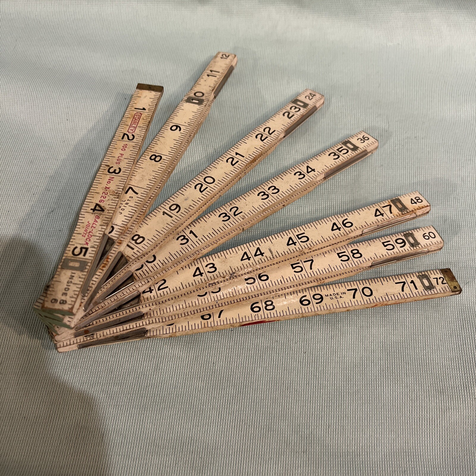 Vintage STANLEY No. X226 Stanguard 4-Way Extension Foldable Tape ...