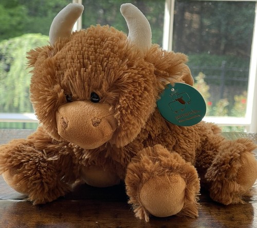 NWT Jomanda Softer than Soft Thing Plush Baby Highland Coo Cow 7” Purse ...