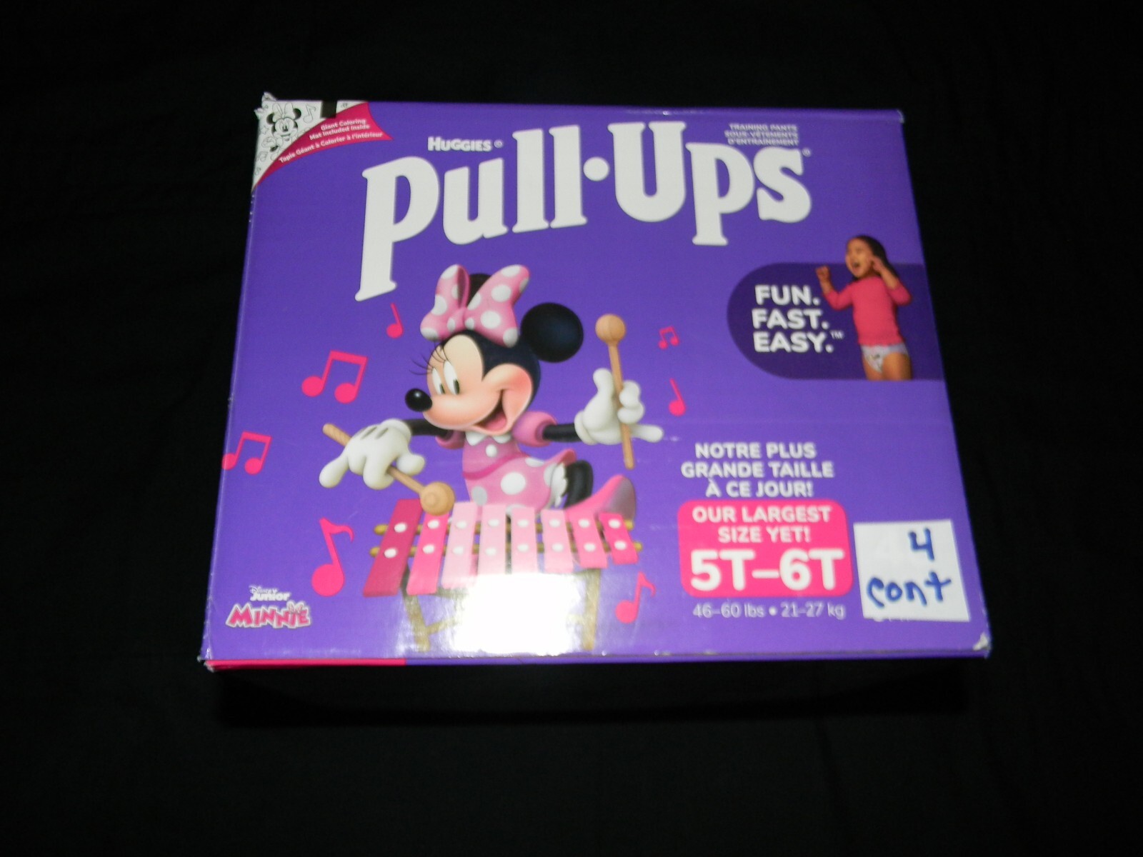 4 sample Huggies Pull-ups 5t-6t over 46-60 Lbs. | eBay