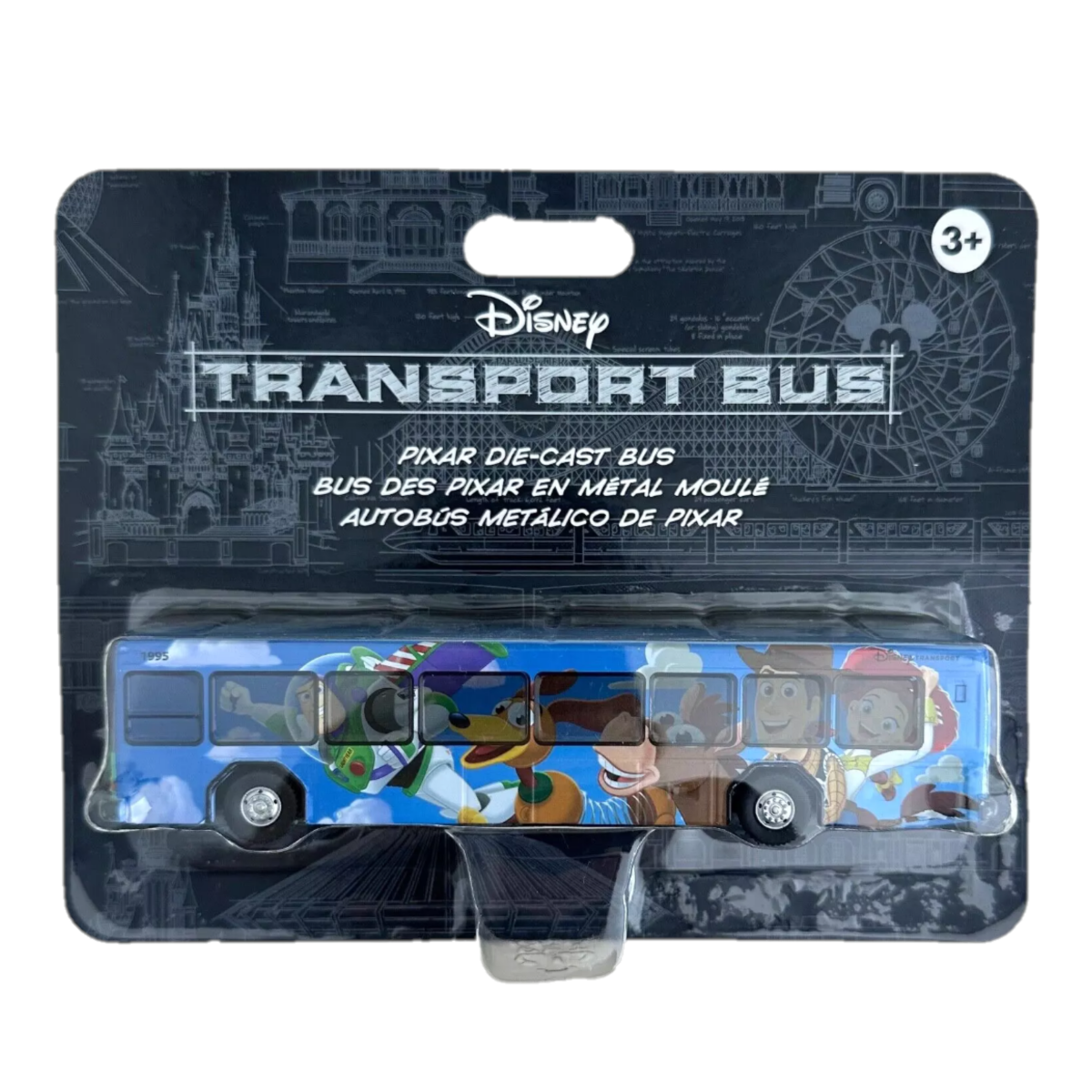 Disney Parks Pixar Bus Toy Story Model Die Cast Metal Vehicle Buzz for ...