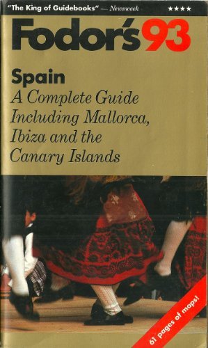 FODOR-SPAIN'93 (Gold Guides) By Fodor's 9780679023463| eBay