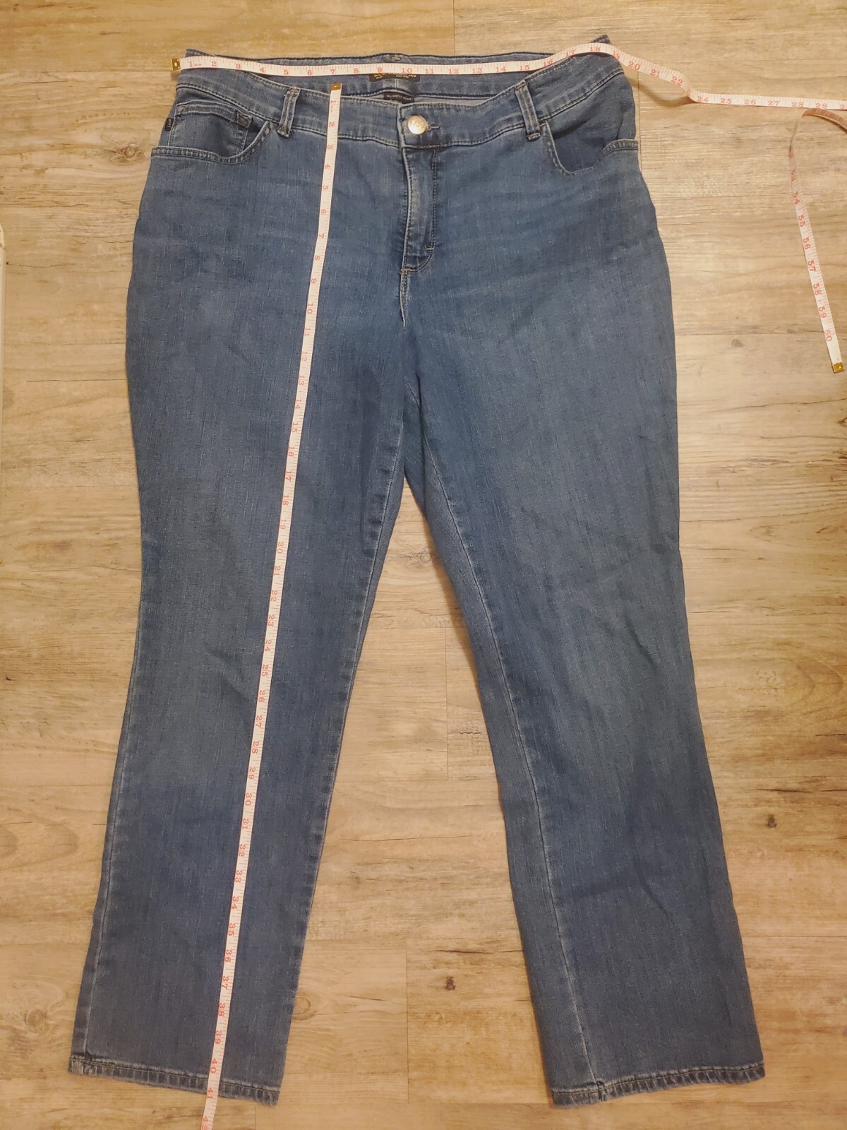 Lee Plus Relaxed Fit Straight Leg High Rise Blue Jean… - Gem