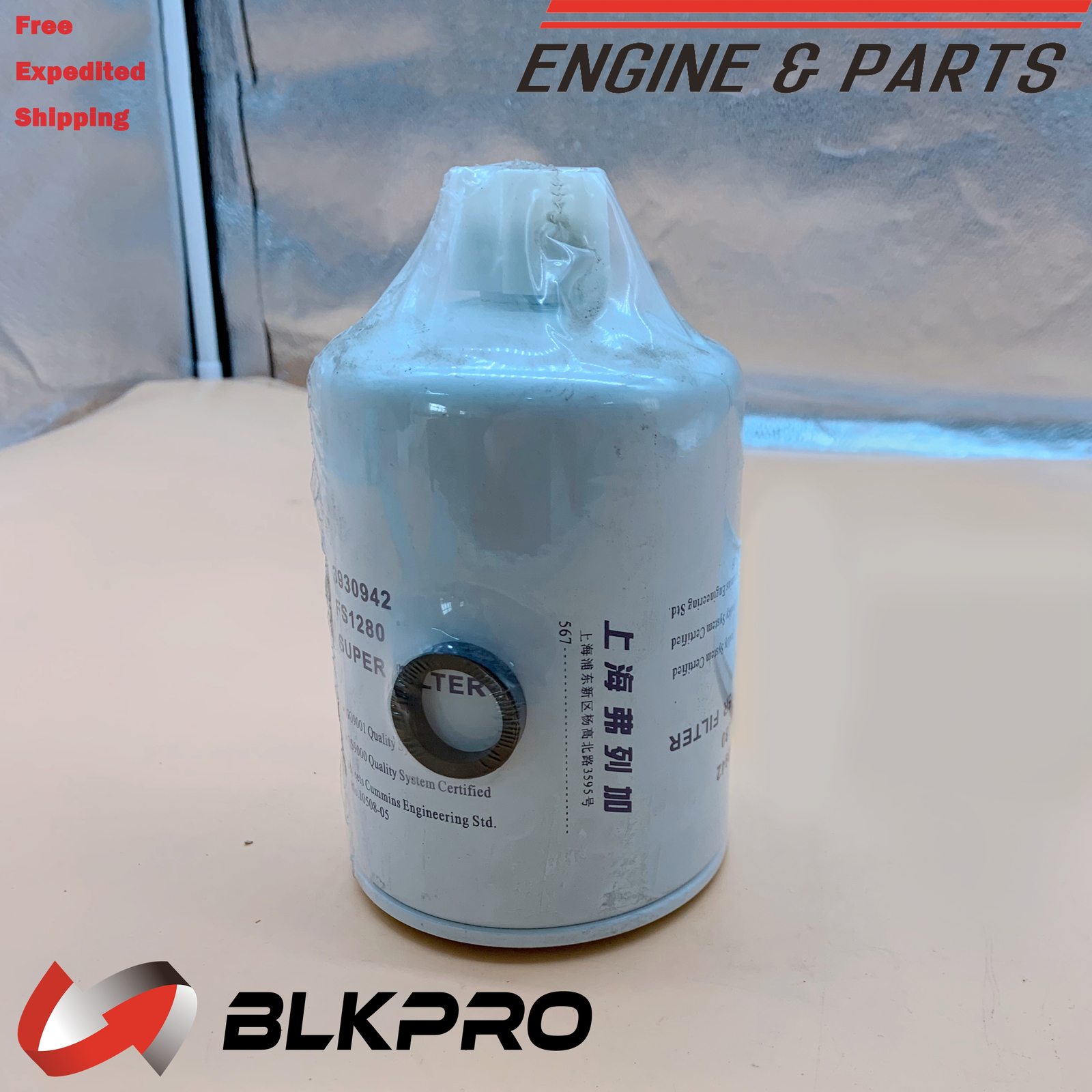 Fuel Filter For 5.9lL Cummins QSB5.9 QSB4.5 4BT FS1280 3890063 3903410 ...