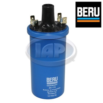 12V IGNITION COIL BERU VOLKSWAGEN T1 BUG SUPER T2 BUS GHIA THING T3 ...