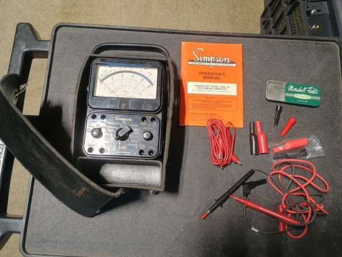 Beautiful! SIMPSON 260 SERIES 7M MULTIMETER VOLT OHM MILLIAMMETER Case ...