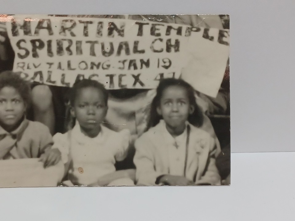 Vintage Photo Booth Photo African American Children at Martin Temple Tx ...