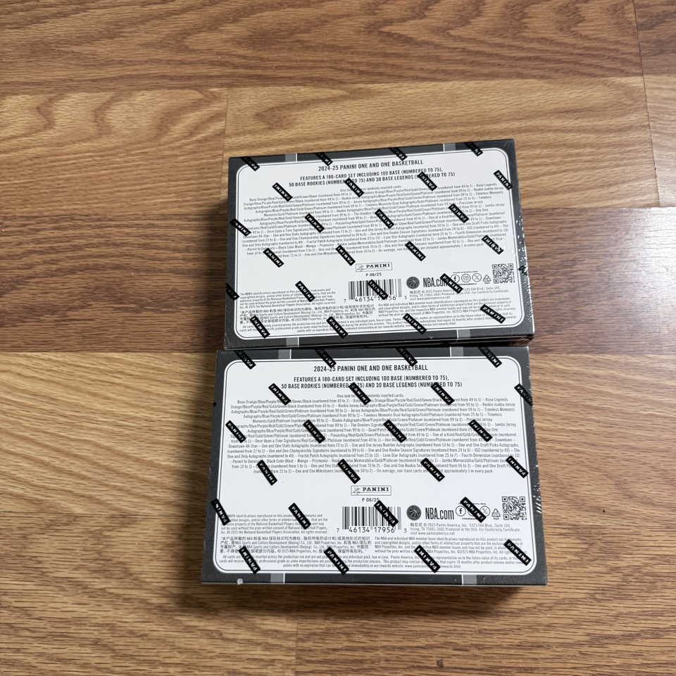 2024-25 Panini One and One NBA Hobby Box TWO BOXES SET #1 | eBay
