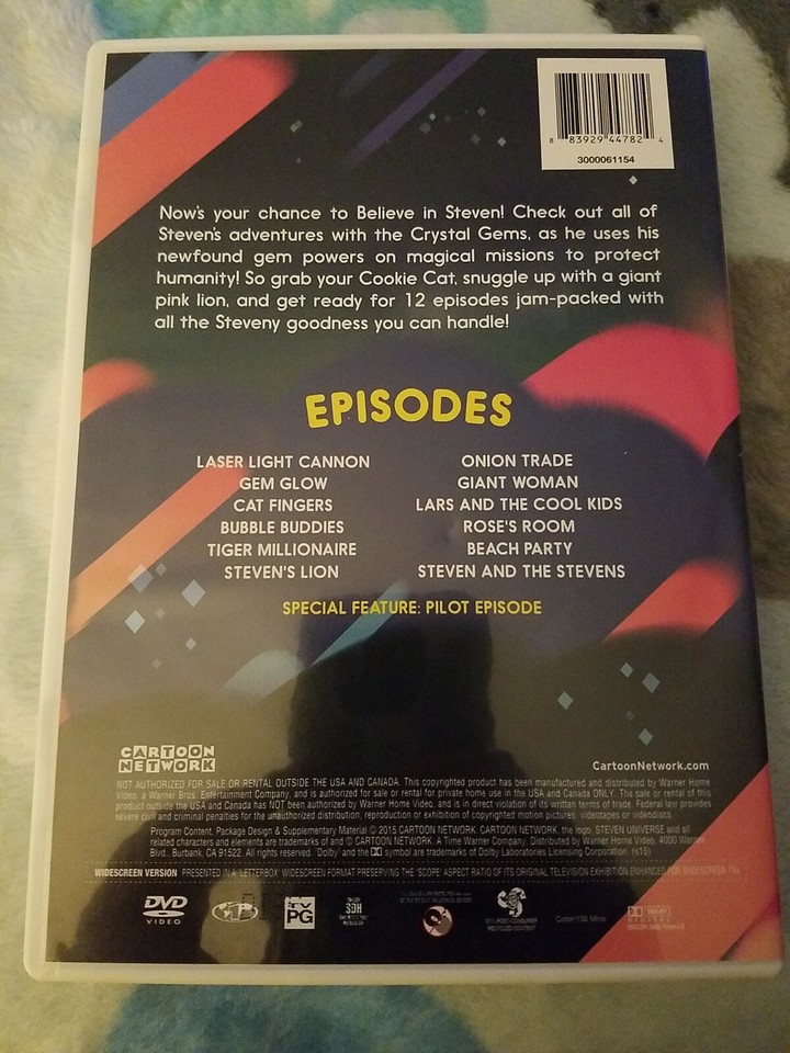 Steven Universe: Gem Glow (DVD, 2015) 883929447824| eBay