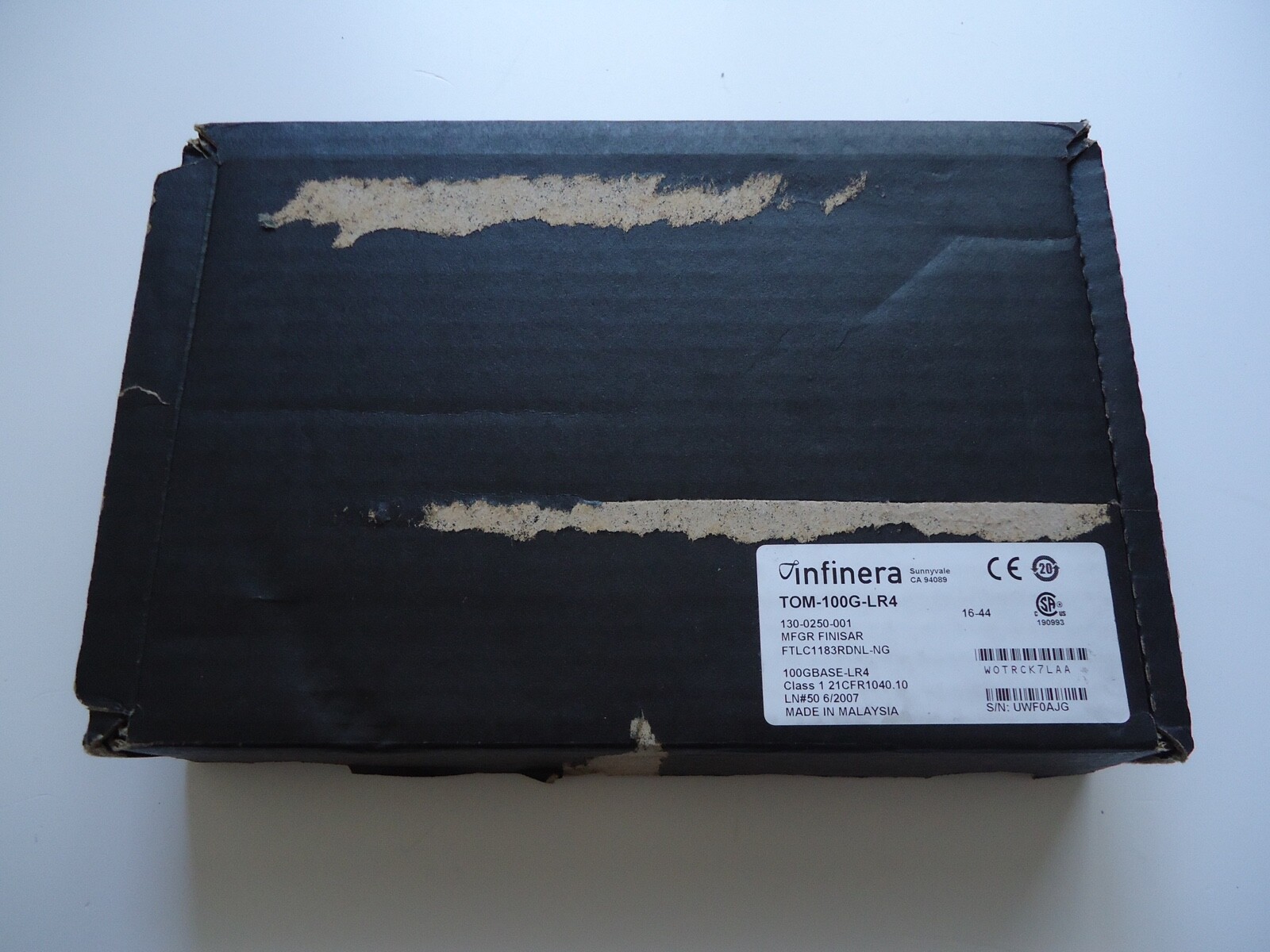 INFINERA TOM-100G-LR4 130-0250-001 FINISAR FTLC1183RDNL-NG | eBay