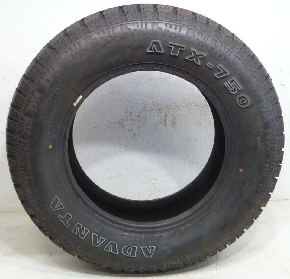 1 (one) BRAND NEW Advanta ATX-750 tire 265/65R17 dated 2021 112S 3-peak ...
