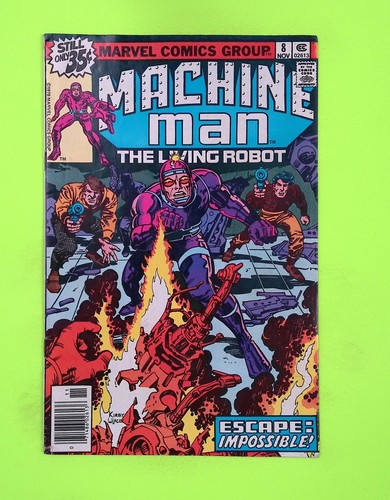 Machine Man #8 Vol. 1 1978 Marvel Comics Newsstand 6.0 Comic Book J15 ...