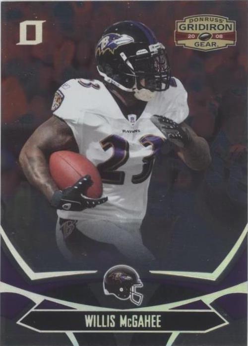 2008 Donruss Gridiron Gear - Willis McGahee #8 Silver O's /250 for sale ...
