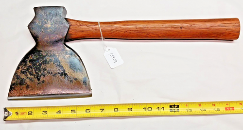 Broad Axe, PLUMB Kent Pattern , 6" Wide Cut Single Bevel Broad Hatchet ...