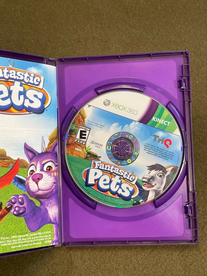 Microsoft XBox 360 Video Game Fantastic Pets Kinect Rated E | eBay
