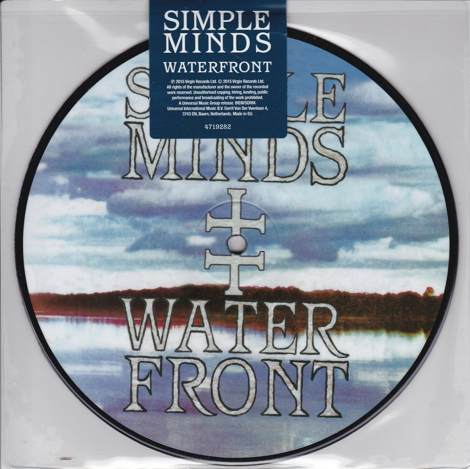 Simple Minds - Waterfront / Hunter & The Hunted - 7" picture disc vinyl ...