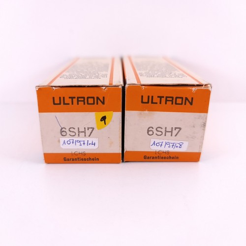 2 X 6SH7 ULTRON TUBE. 107/107% MATCHED PAIR. 9. CH137 | eBay