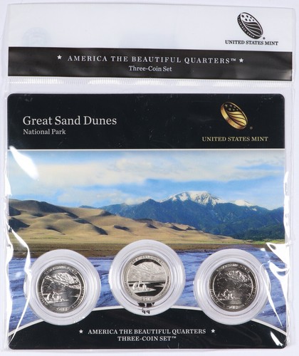 2014 P D S America the Beautiful Great Sand Dunes Quarter Set Proof US ...