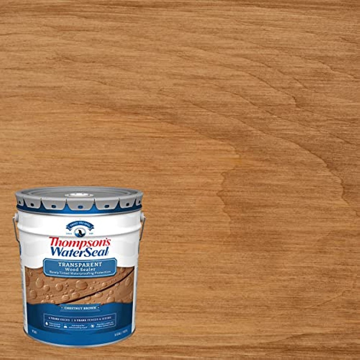 Fence Stain Thompson's WaterSeal Wood Stain & Sealer - Desert Tan 1 ...