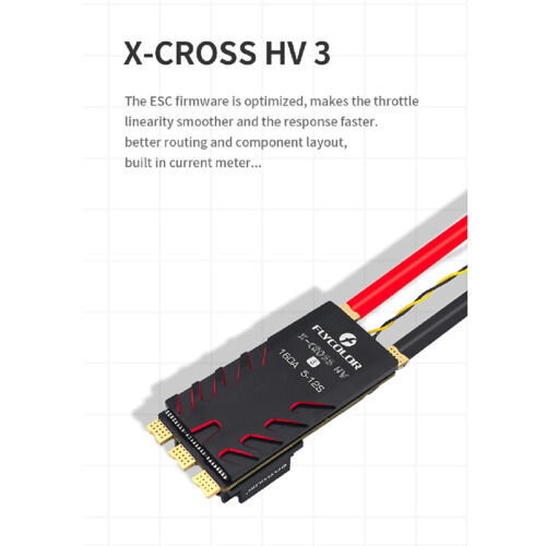 FLYCOLOR X-Cross HV3 60A 80A 120A 160A 5-12S BLHeli32 Brushless ESC for ...