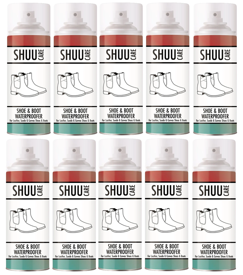 Shoe & Boot Waterproof Spray Leather Suede Canvas Shoe Protection ...