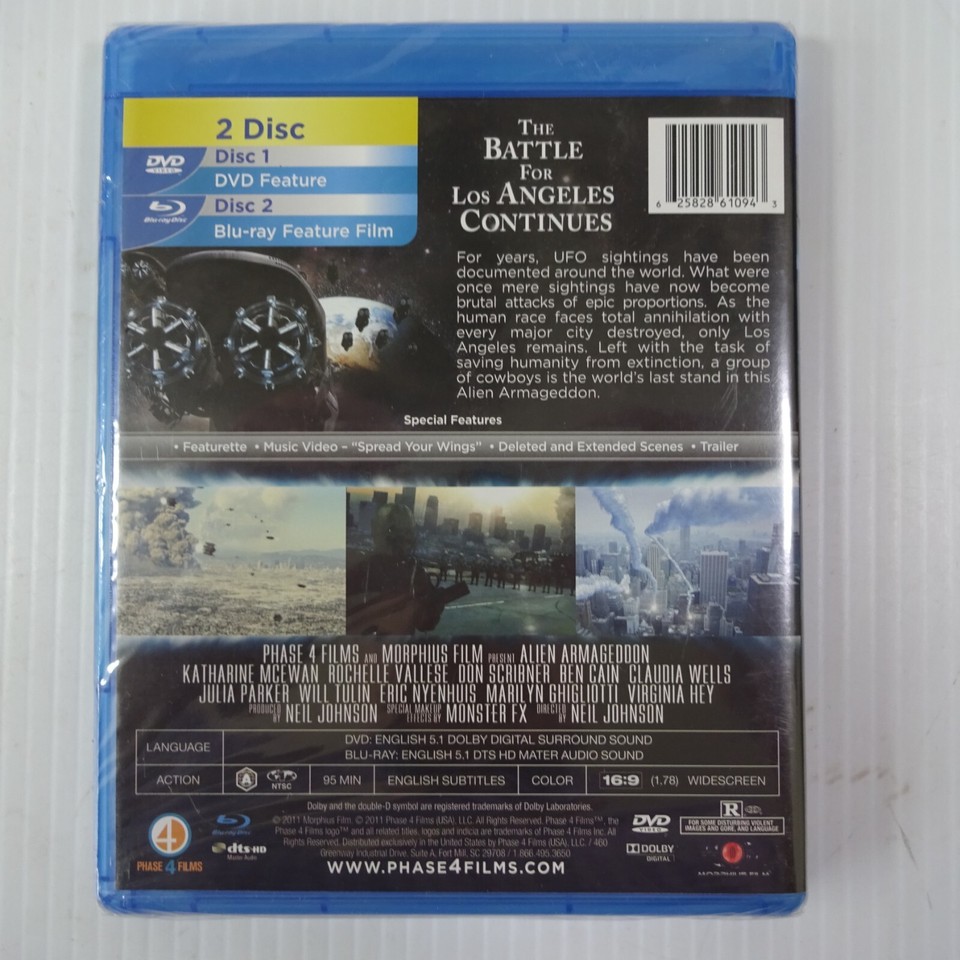 Alien Armageddon [Blu-ray] DVD USA Region 1 Phase 4 Films 2011 | eBay