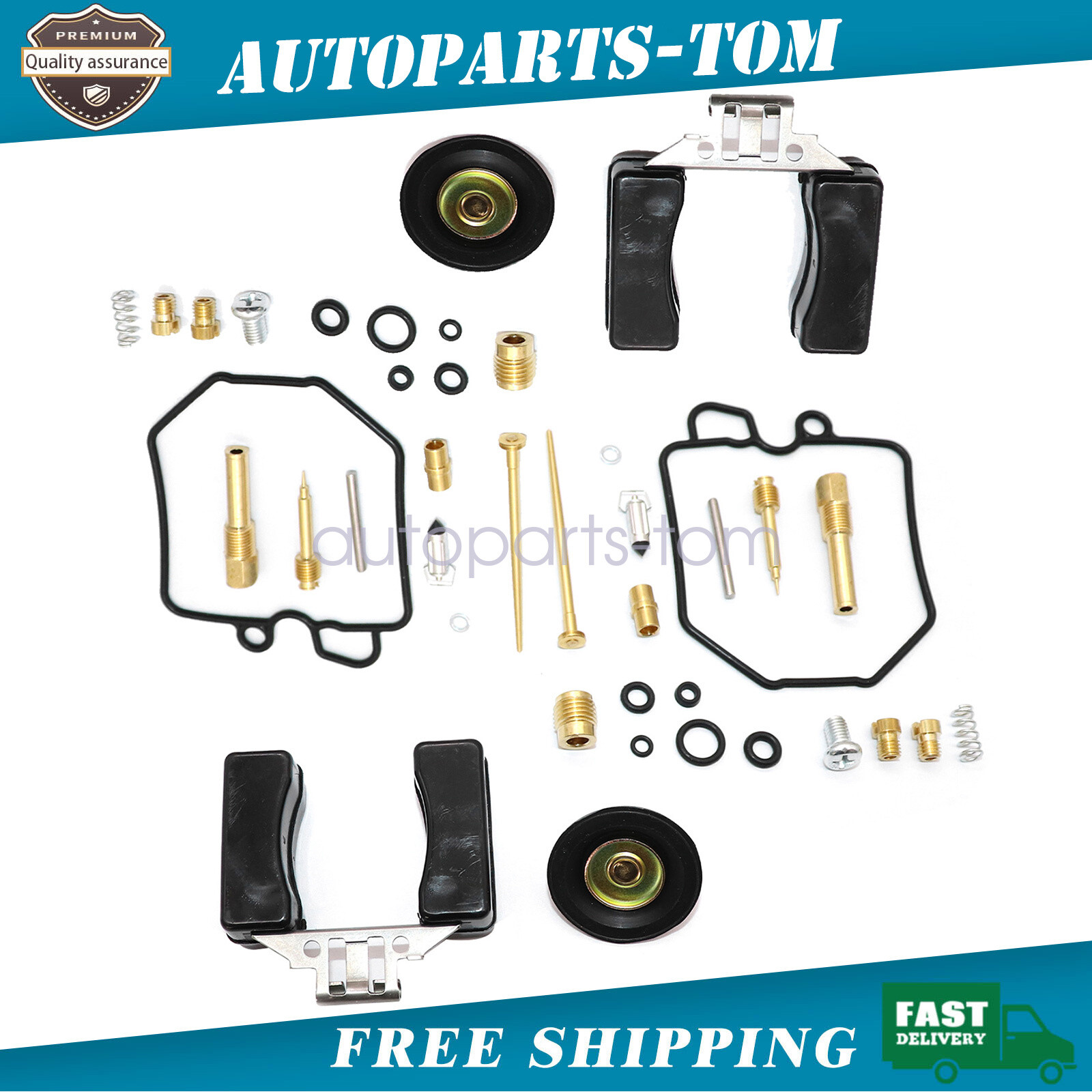 2x CARBURETOR REPAIR Rebuild KIT & FLOAT For Honda 1979 1980 CM400A ...