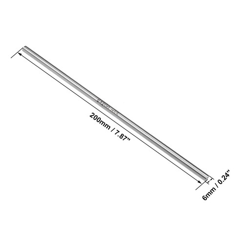 2pcs Round Rod Steel 6mm HSS Lathe Bar Stock Tool 200mm DIY Craft Tool ...