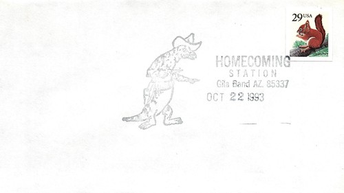 US SPECIAL EVENT CANCEL COVER HOMECOMING STATION AT GILA BAND ARIZONA ...