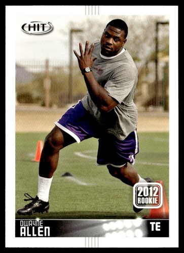 2012 SAGE HIT Dwayne Allen Rookie Clemson Tigers #71 | eBay