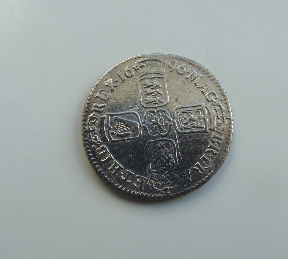 William III 1697 Silver Shilling Coin - [Early Milled] | eBay UK