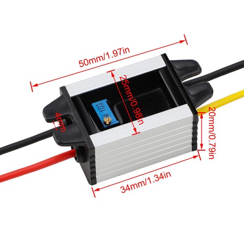 DROK Waterproof DC Buck Converter Voltage Regulator 8-22V to 3-15V 5V ...