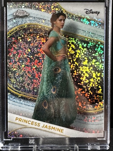 2025 Topps Chrome Disney Princess Jasmine #188 Gold Sparkle Refractor ...