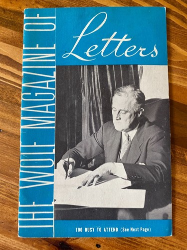 Wolf Magazine of Letters - March 1937 - VINTAGE | eBay